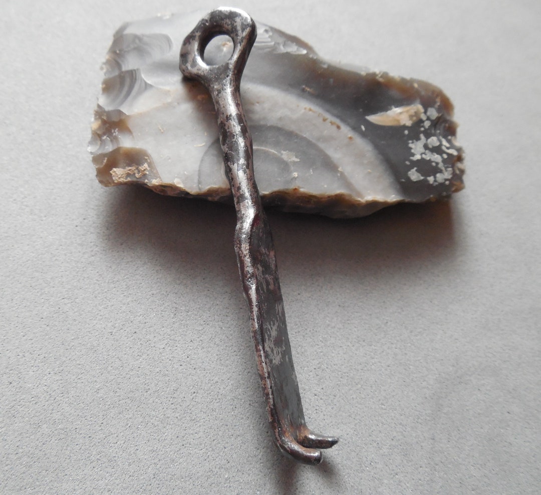 Original Ancient Forged Viking Age Iron Key, Iron Medieval Key, Key ...