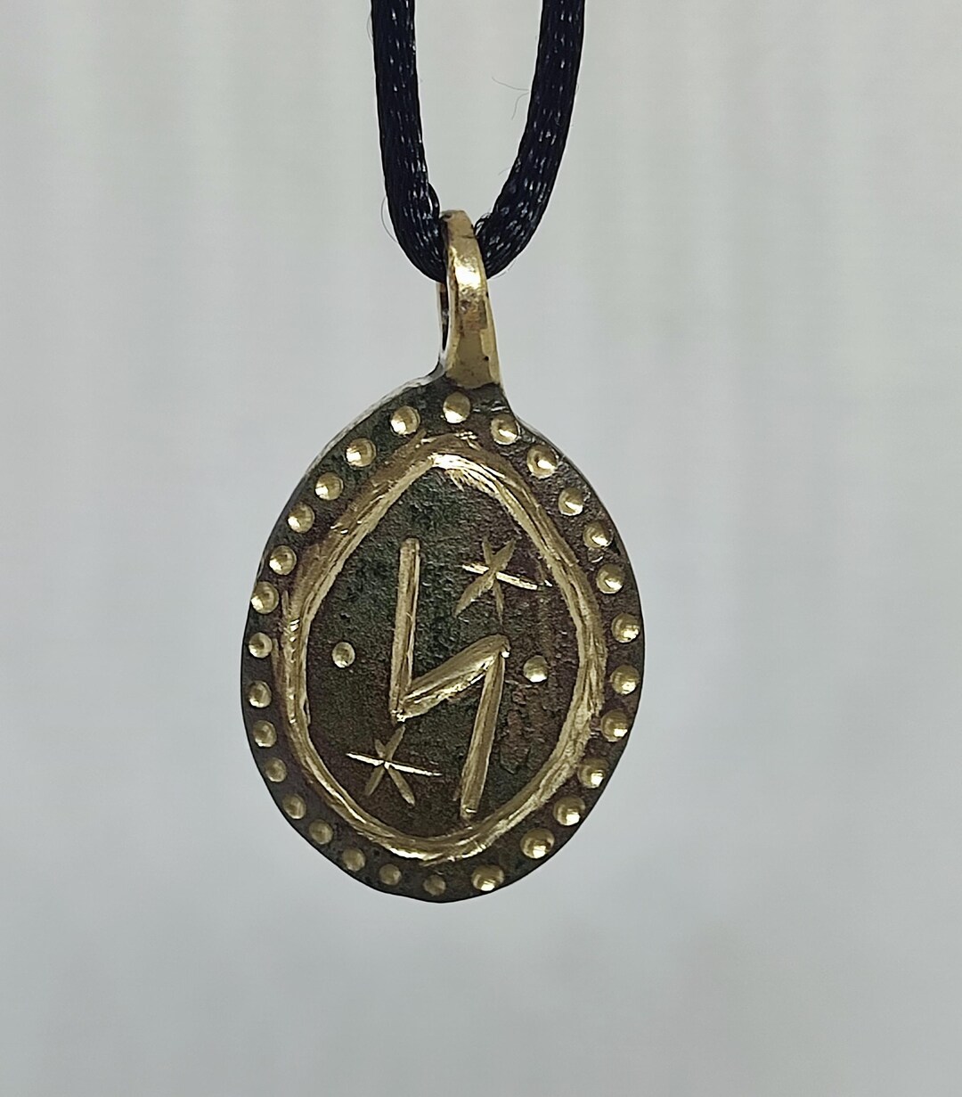 Very Rare Viking Bronze Amulet With Rune Signs, Vikings Decorated ...