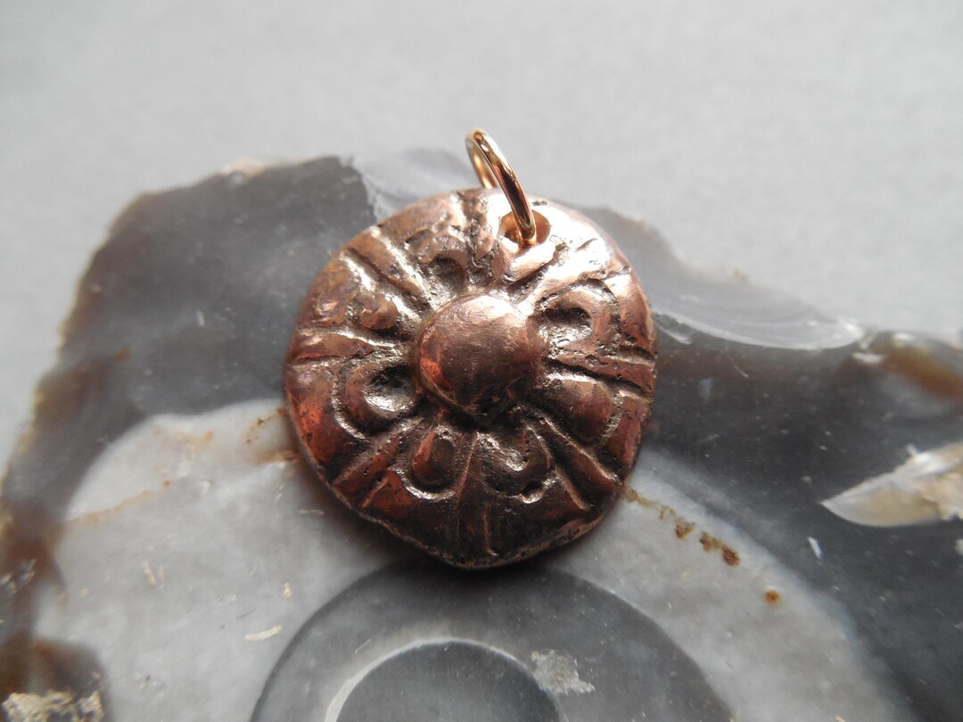 Original Ancient Viking Solar Big Amulet, Floral Signs Kievan Rus ...