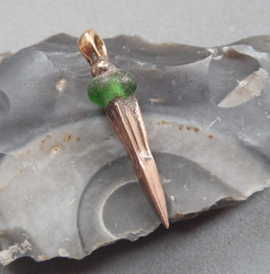 Ancient Scythian Amulet Sword With Bead, Original Scythian Suspension ...