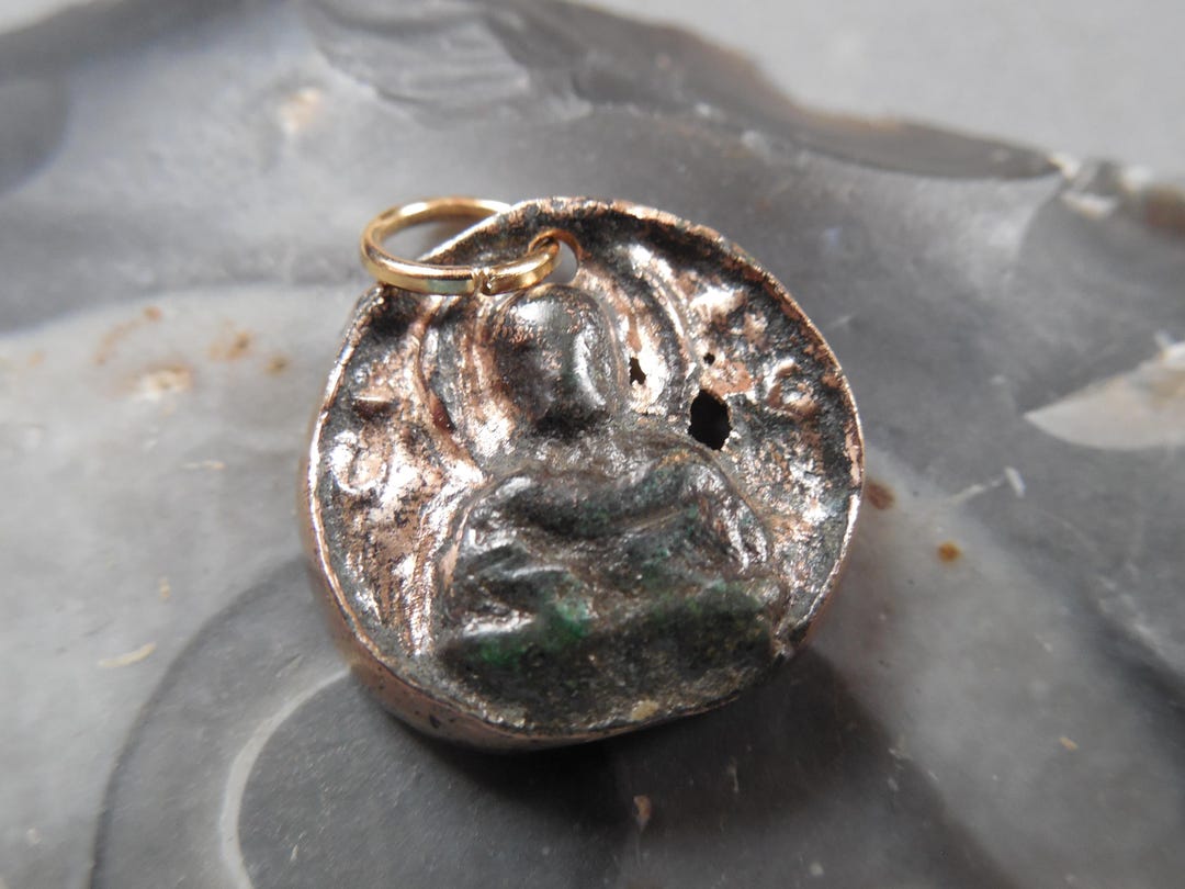 Ancient Viking Bronze Amulet With Saint, Viking Artifacts,original ...
