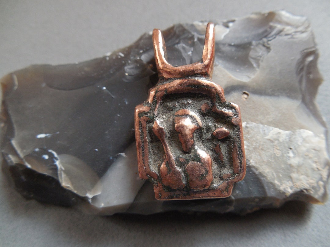 Ancient Viking Bronze Cross With Saint, Viking Artifacts, Original ...