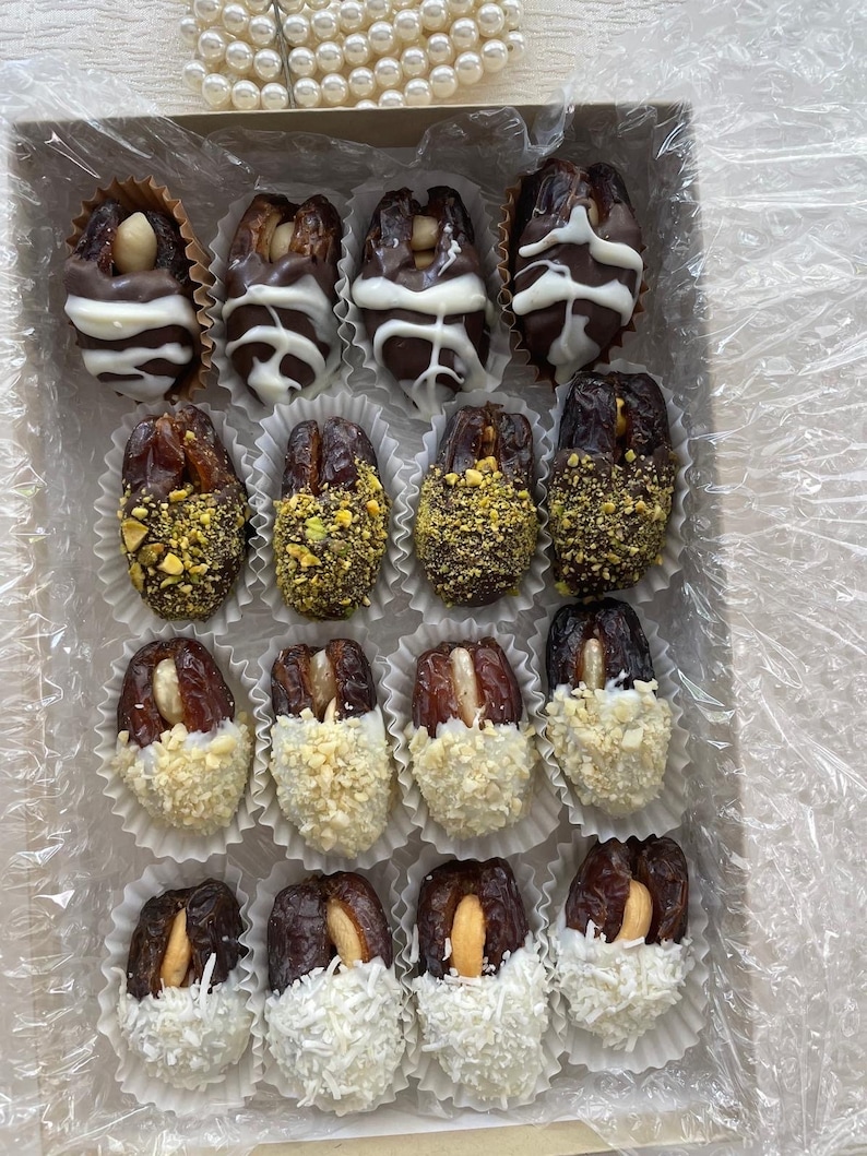 Dates With Nuts and Chocolates! - Etsy