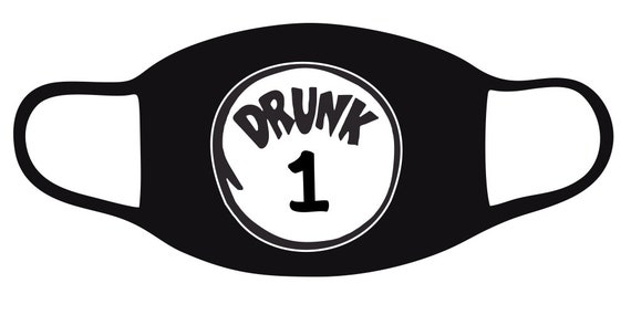 Drunk 1 and 2 Masks Drunk-funny Masks Custom Masks M88-M89 | Etsy