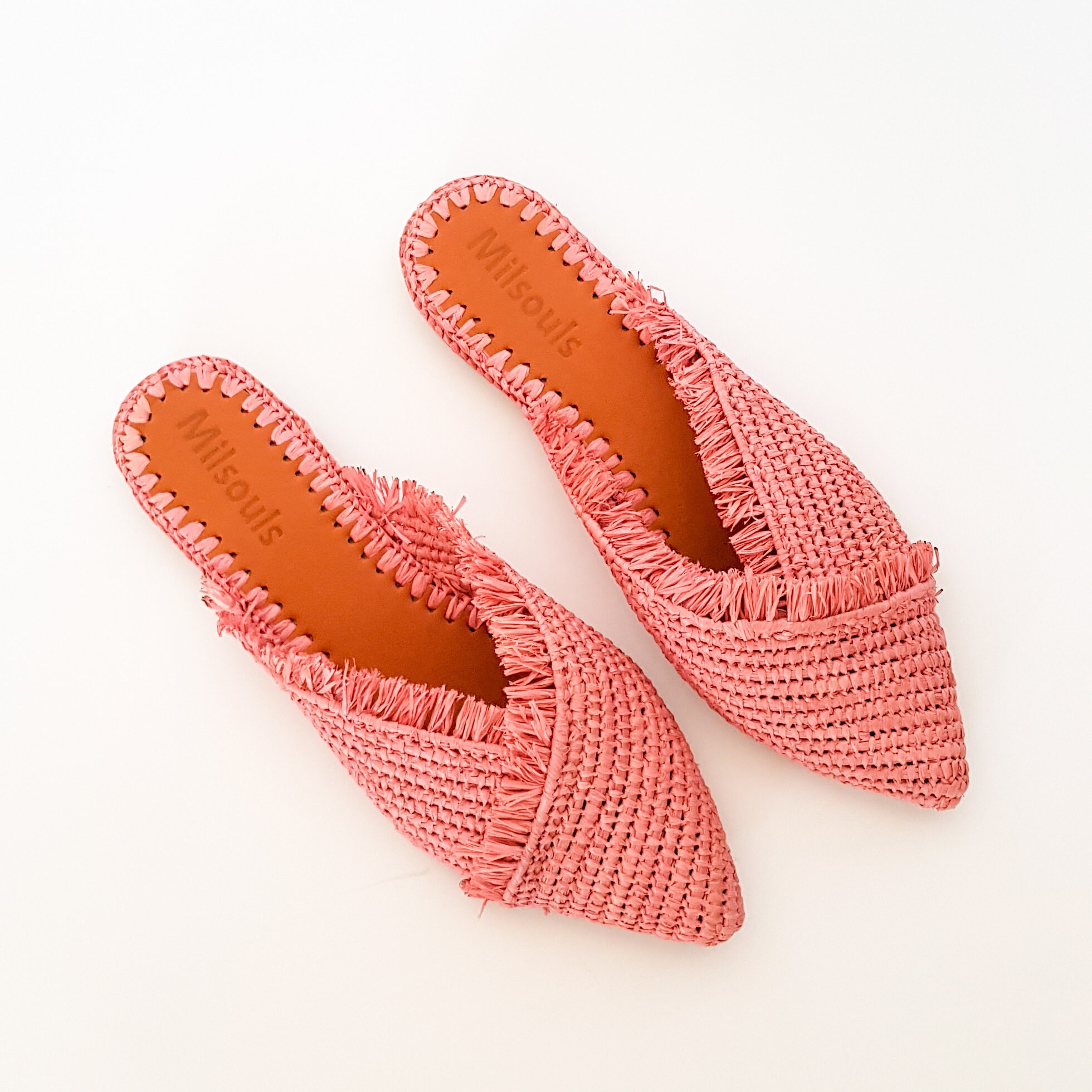Marokkaanse Raffia Geweven Raffia Slippers Raffia Slides - Etsy Nederland