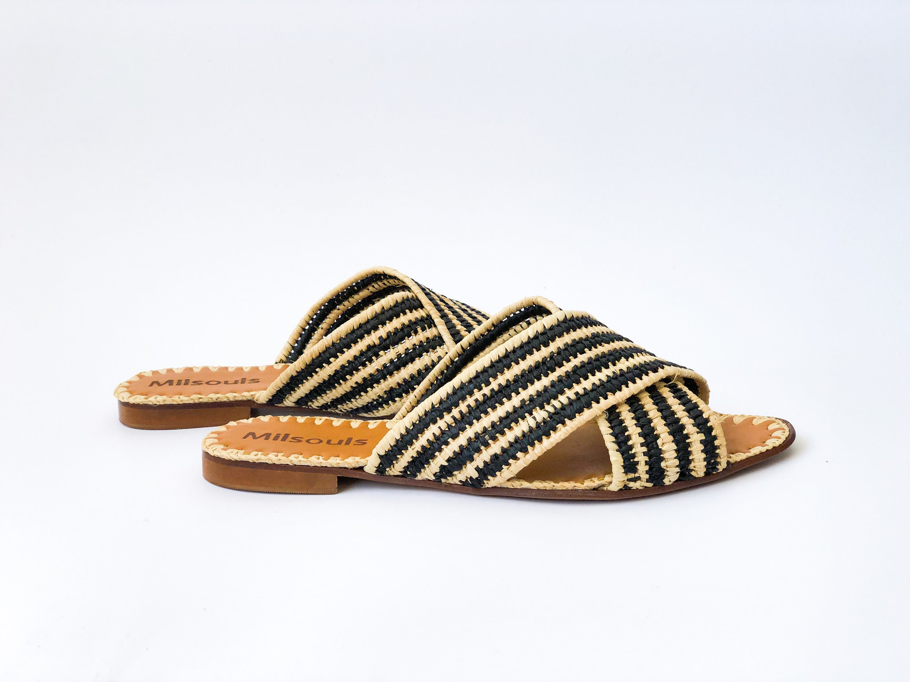 Raffia Sandal Handmade Raffia Moroccan Handmade Shoes | Etsy