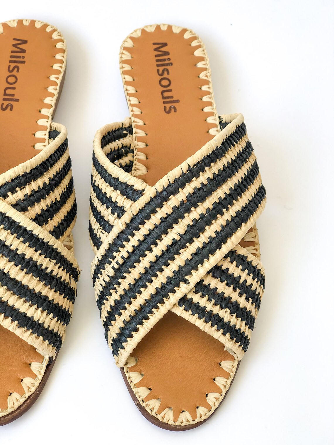 Raffia Sandal Handmade Raffia Moroccan Handmade Shoes | Etsy