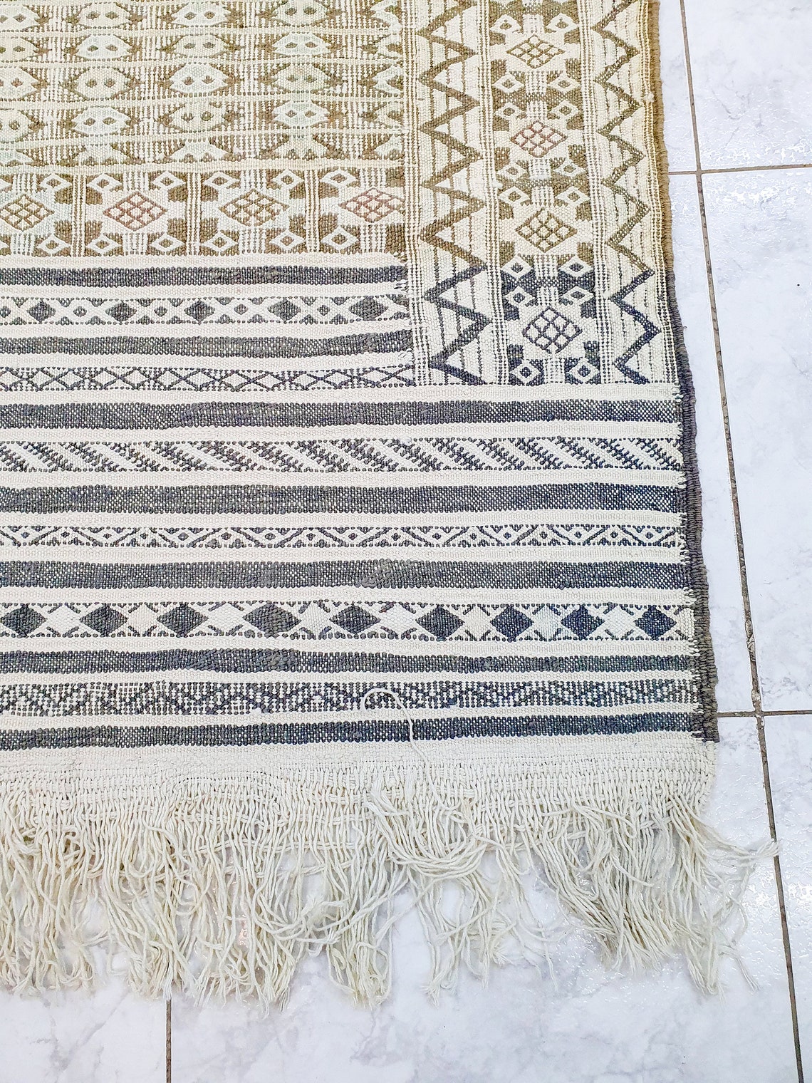 Moroccan Kilim Rug Handmade Rug Moroccan Carpet Wool Rug - Etsy