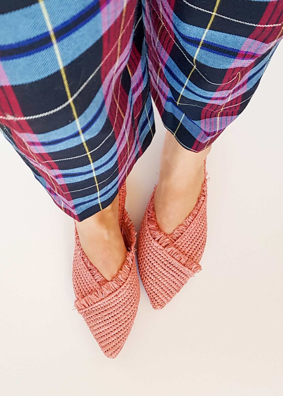 Moroccan Raffia Woven Raffia Slippers Raffia Slides Raffia - Etsy