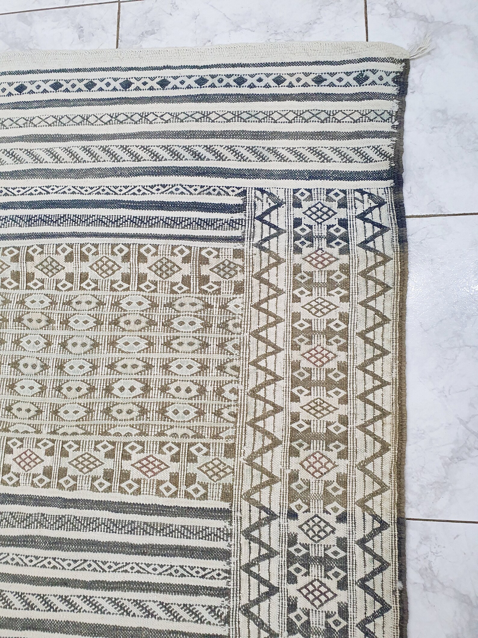 Moroccan Kilim Rug Handmade Rug Moroccan Carpet Wool Rug - Etsy