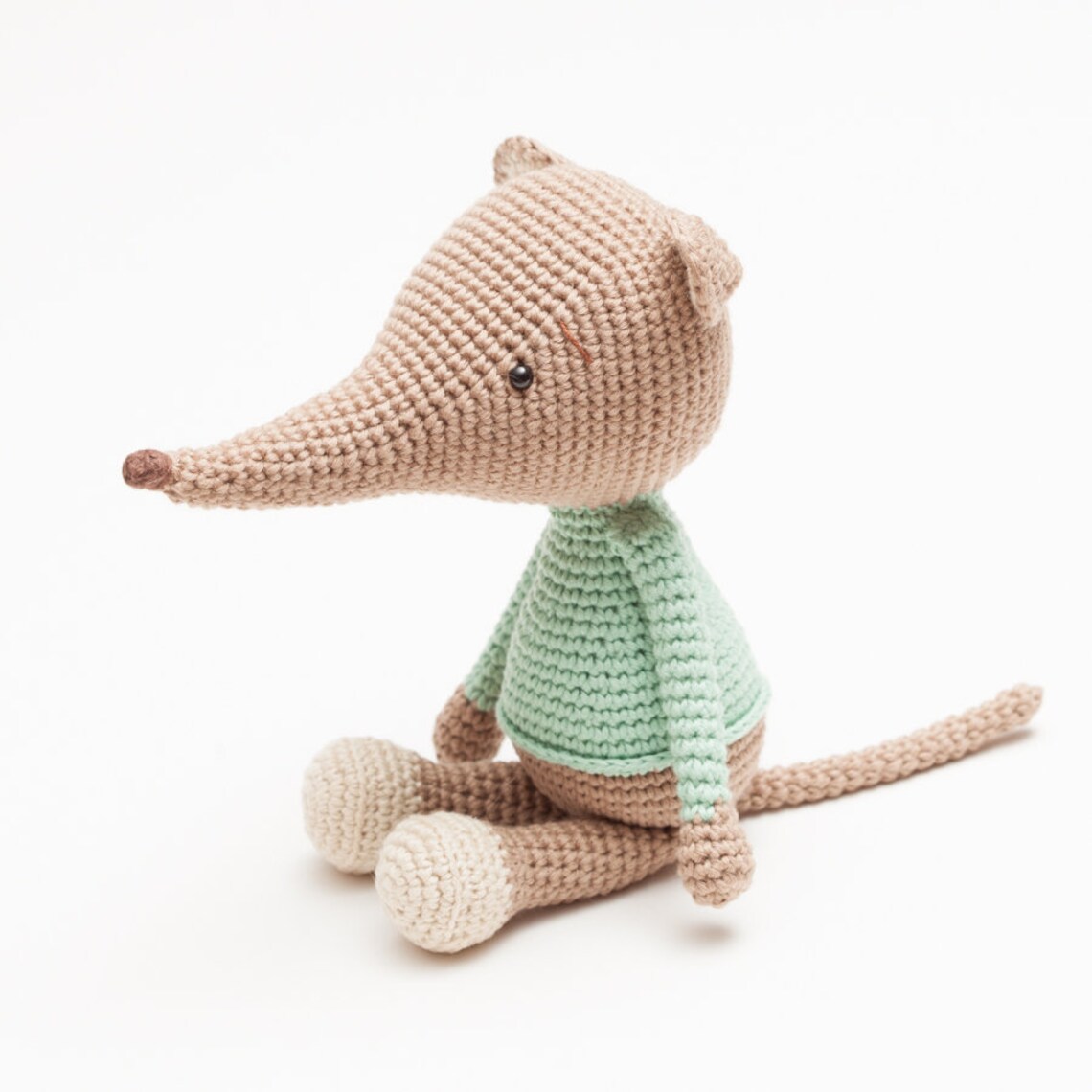 Amigurumi Crochet Pattern Shrew Crochet Animal Pattern Mouse - Etsy