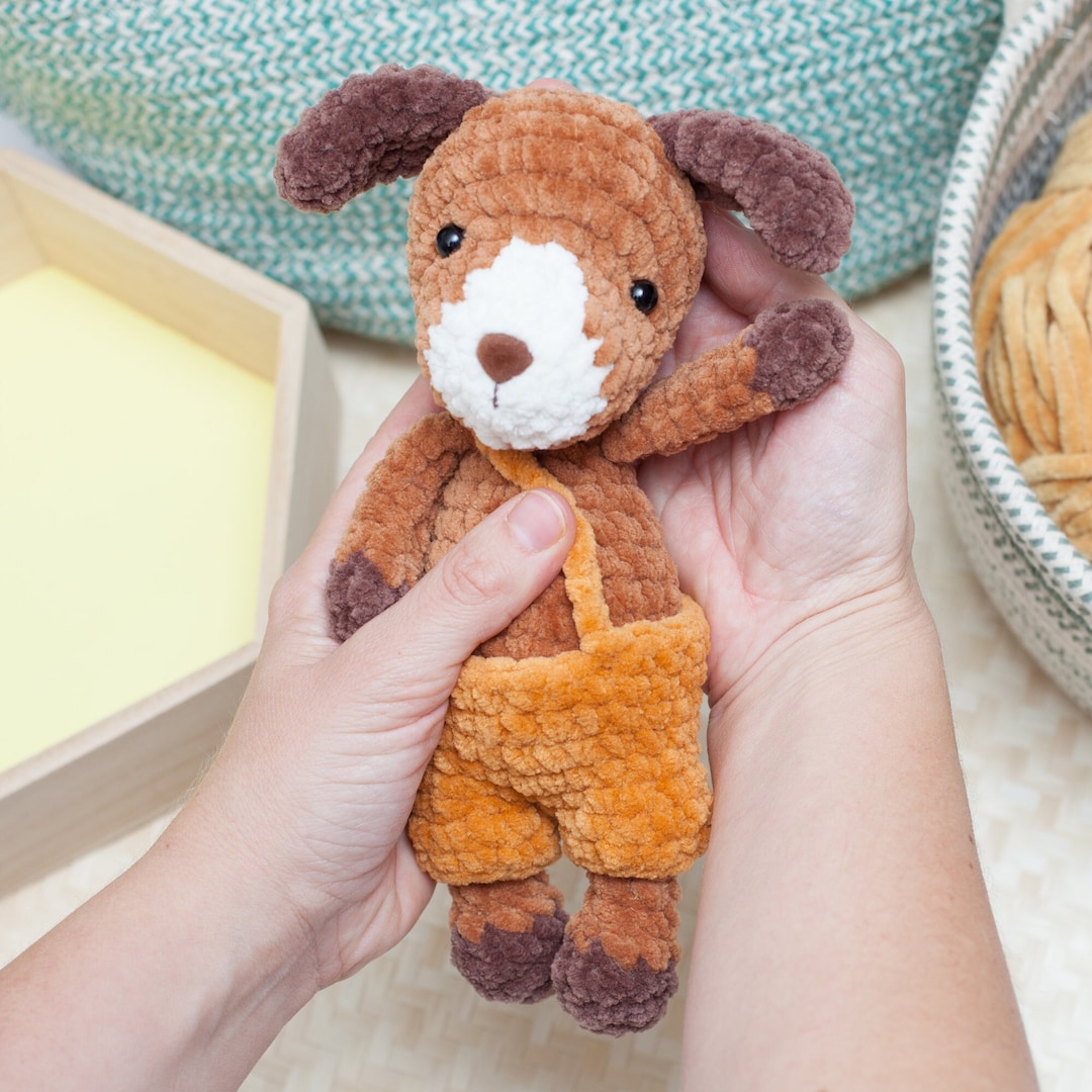 Crochet Dog Plush Pattern, Chubby Puppy Amigurumi Pattern, Plushie, PDF ...
