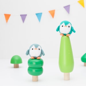 Penguin Crochet Pattern, Chunky Penguin Amigurumi Pattern, Chubby ...