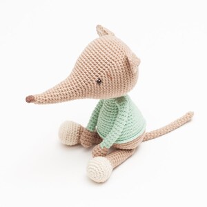 Amigurumi Crochet Pattern, Shrew Crochet Animal Pattern, Mouse Pattern ...