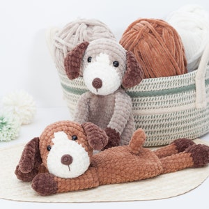 Dog Snuggler Crochet Pattern, Puppy Lovey Crochet Pattern, Cuddle Toy ...