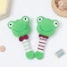 Frog Rattle Crochet Pattern, Set of 2 Baby Rattle Patterns, Teether ...