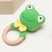 Frog Rattle Crochet Pattern, Set of 2 Baby Rattle Patterns, Teether ...