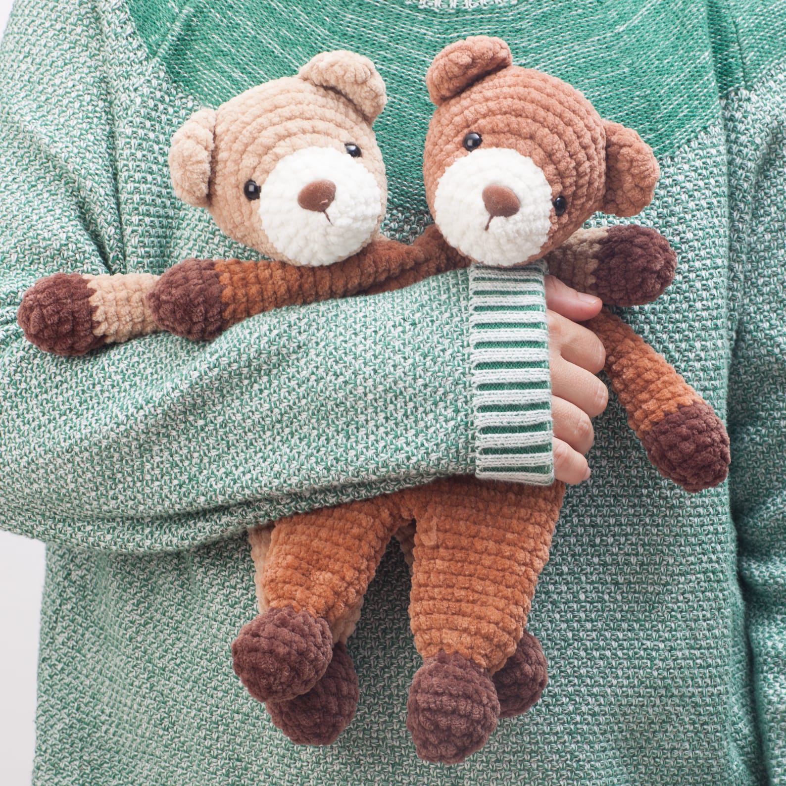 Bear Snuggler Crochet Pattern, Bear Lovey Pattern, Cuddle Toy ...