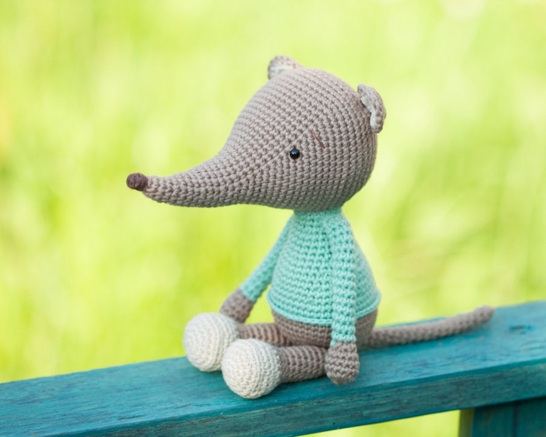 Amigurumi Crochet Pattern, Shrew Crochet Animal Pattern, Mouse Pattern ...