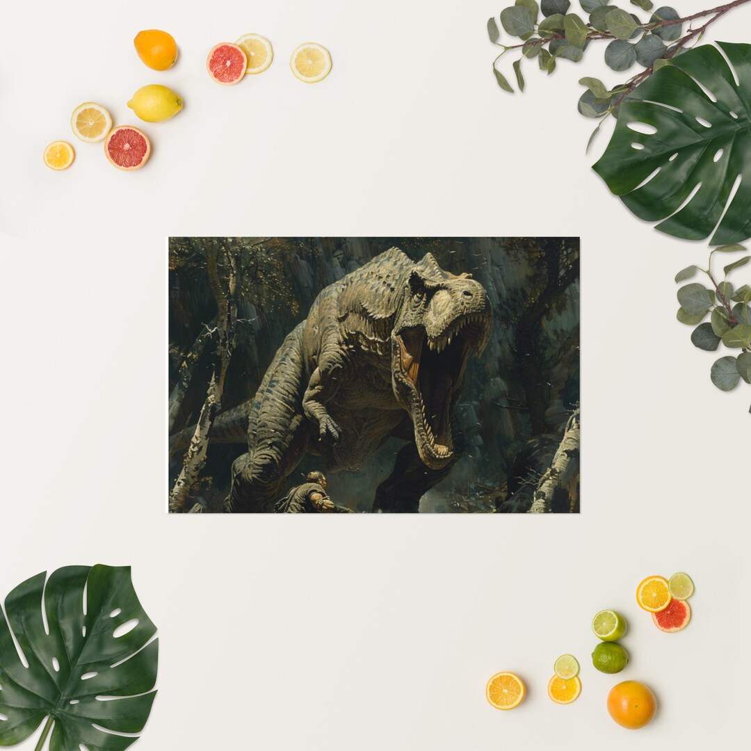 Poster T Rex Defender - Etsy