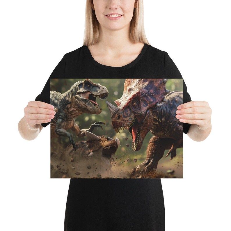 Poster Velociraptor Attack - Etsy