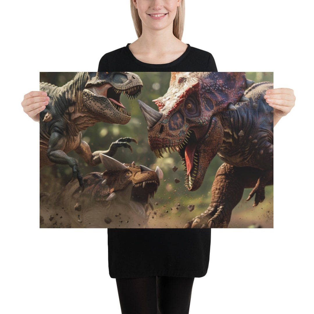Poster Velociraptor Attack - Etsy