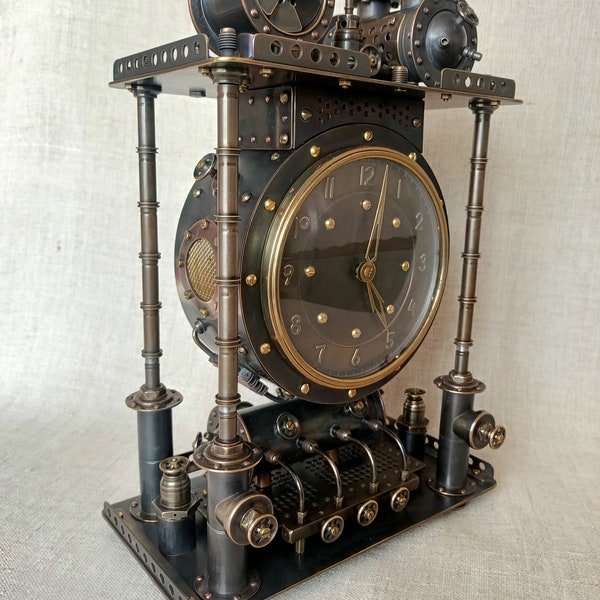 Steampunk Clock - Etsy