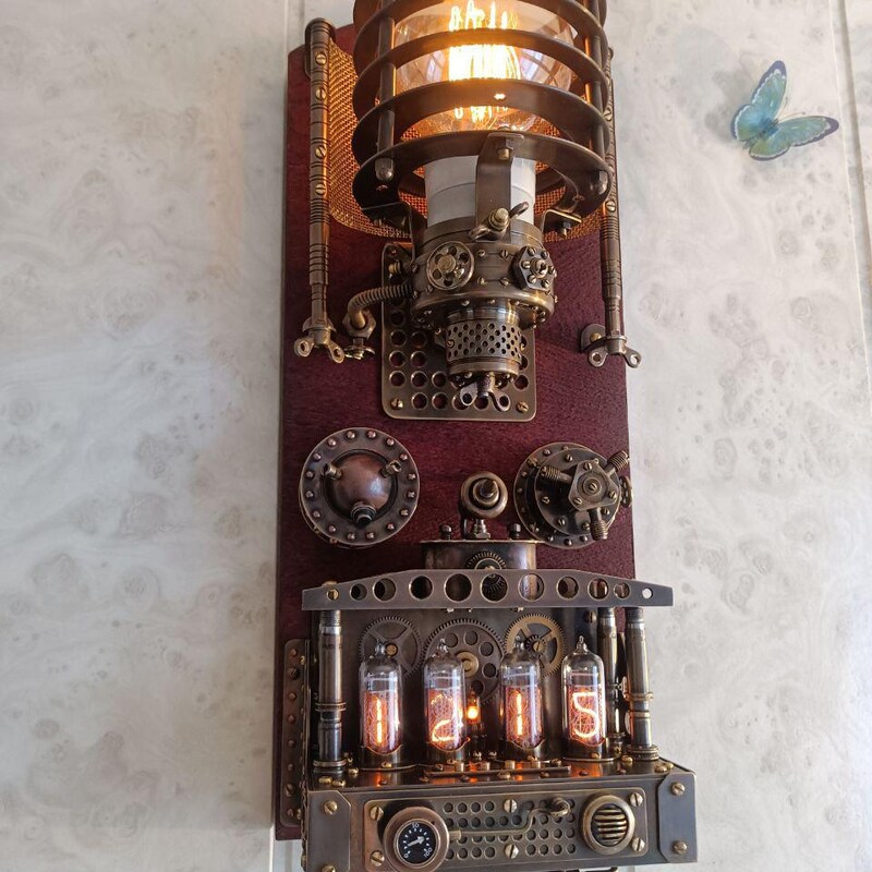Steampunk Wall Clock - Etsy