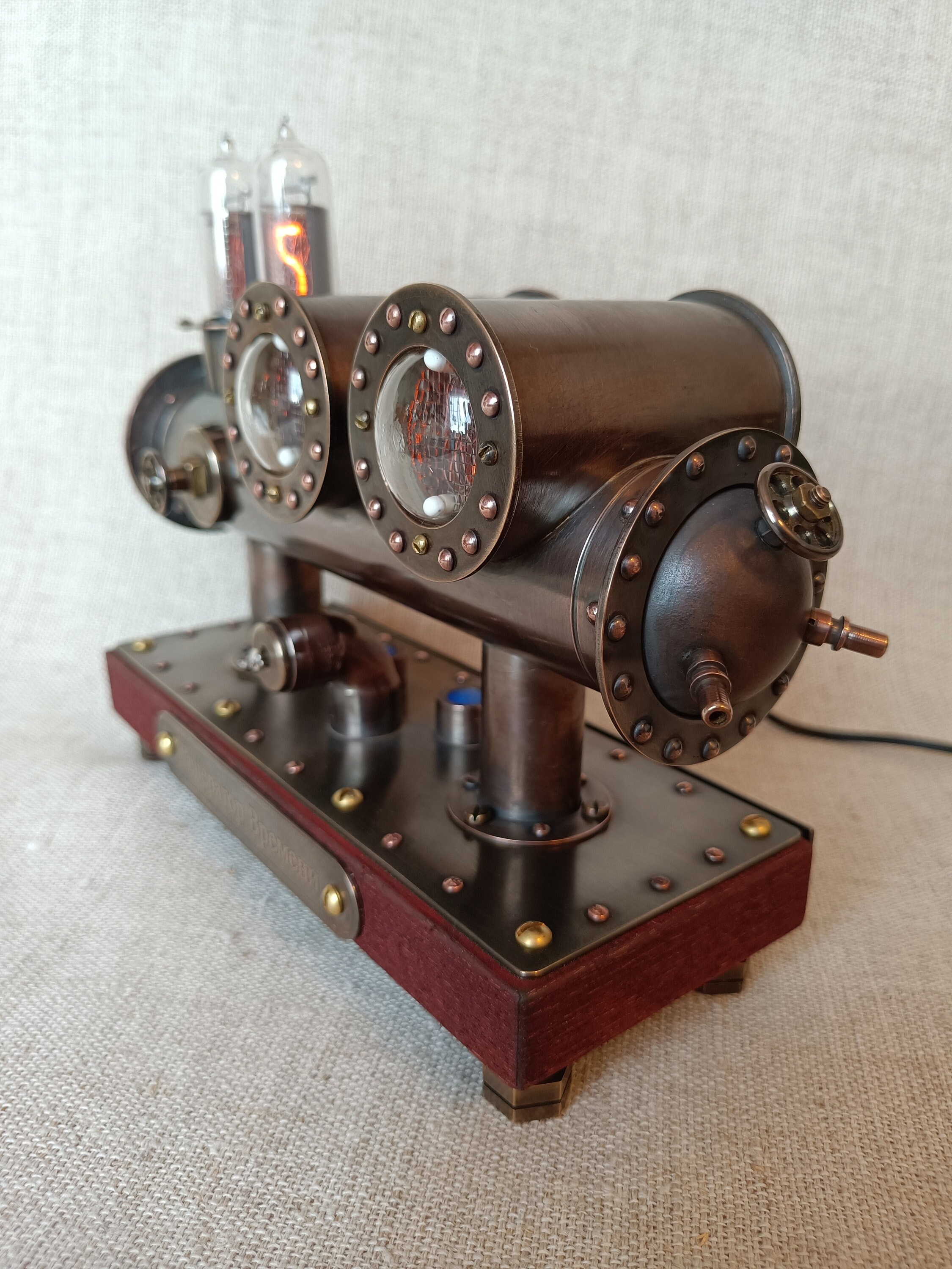 Nixie Desk Clock "time Generator", Nixie Tube Clock IN-4 and IN-14 ...