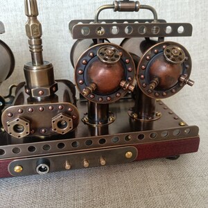 Steampunk, Nixie Table Clocks. Nixie Tube In-4. Steampunk Desk Clock ...