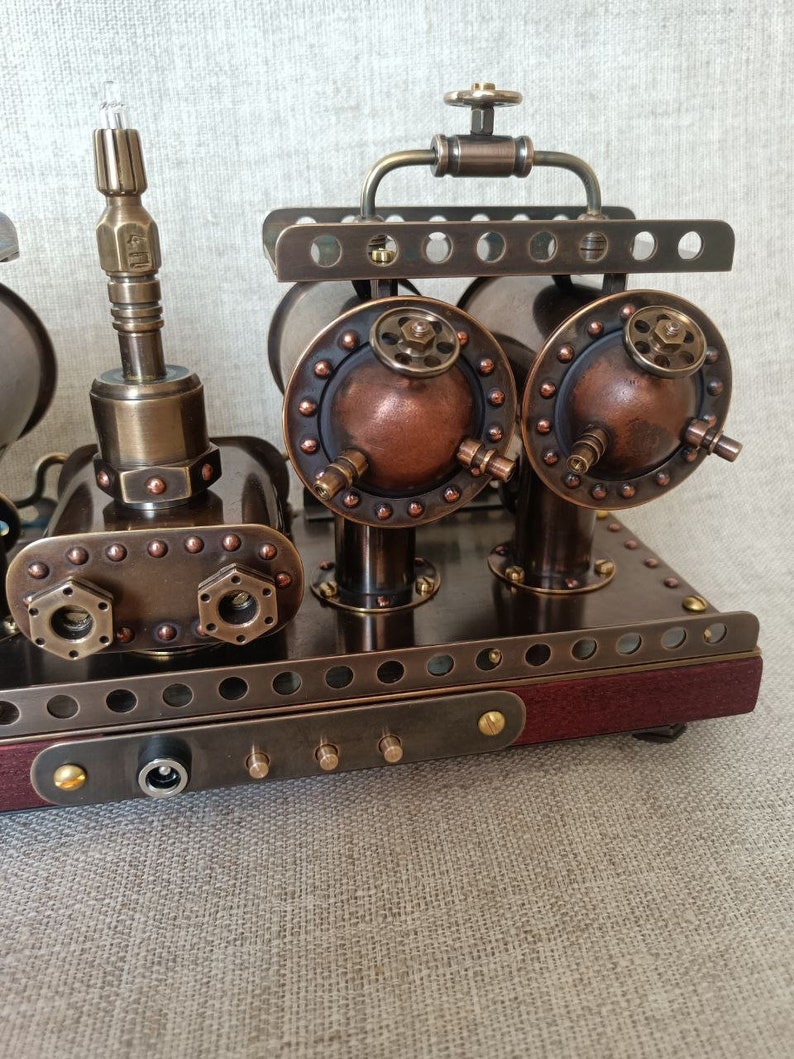 Steampunk, Nixie Table Clocks. Nixie Tube In-4. Steampunk Desk Clock ...