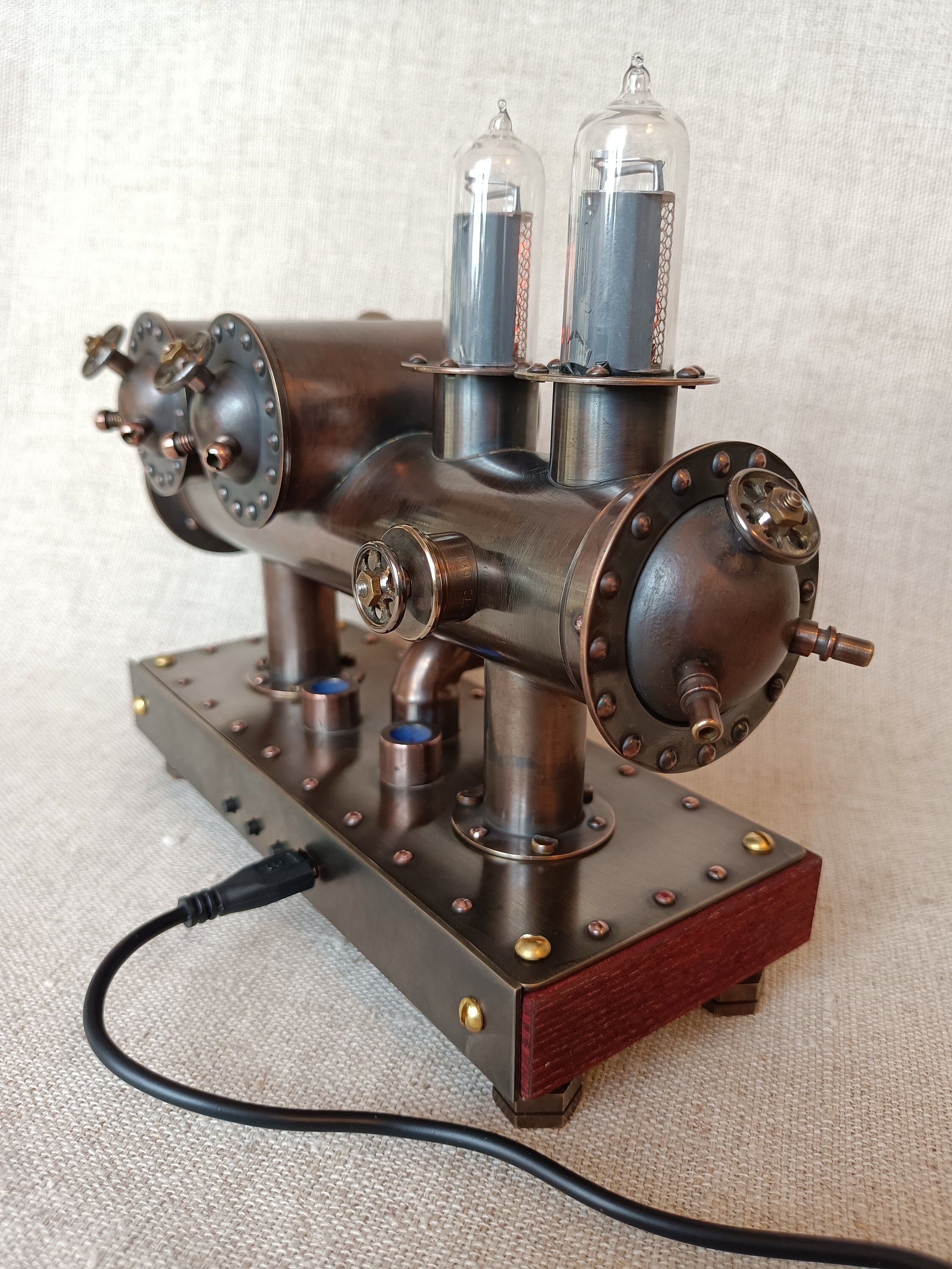 Nixie Desk Clock "time Generator", Nixie Tube Clock IN-4 and IN-14 ...