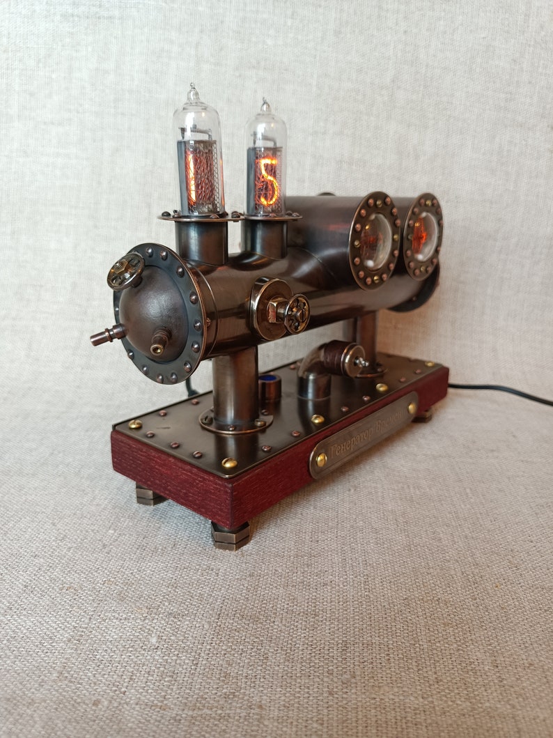 Nixie Desk Clock "time Generator", Nixie Tube Clock IN-4 and IN-14 ...