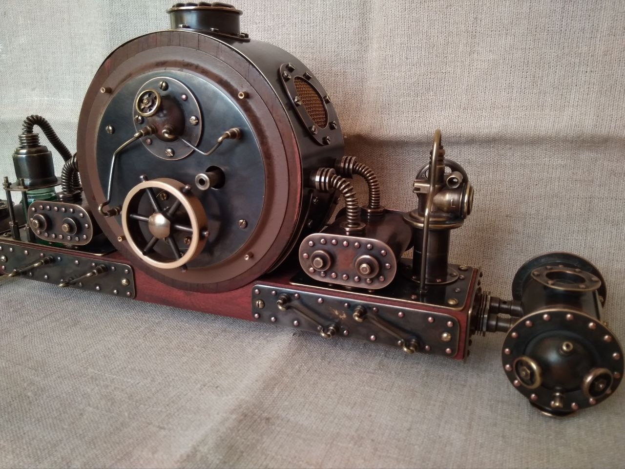 Steampunk Desk Clock alchemist's Clock, Mechanical Clock, Vintage Clock ...