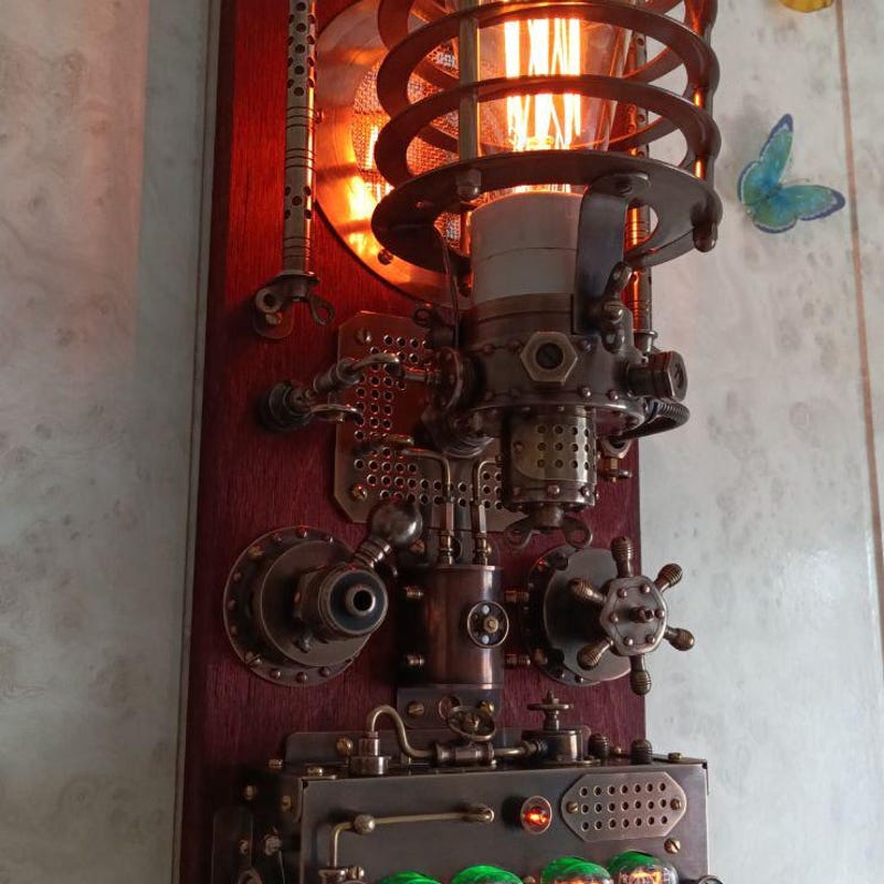 Steampunk Wall Clock - Etsy