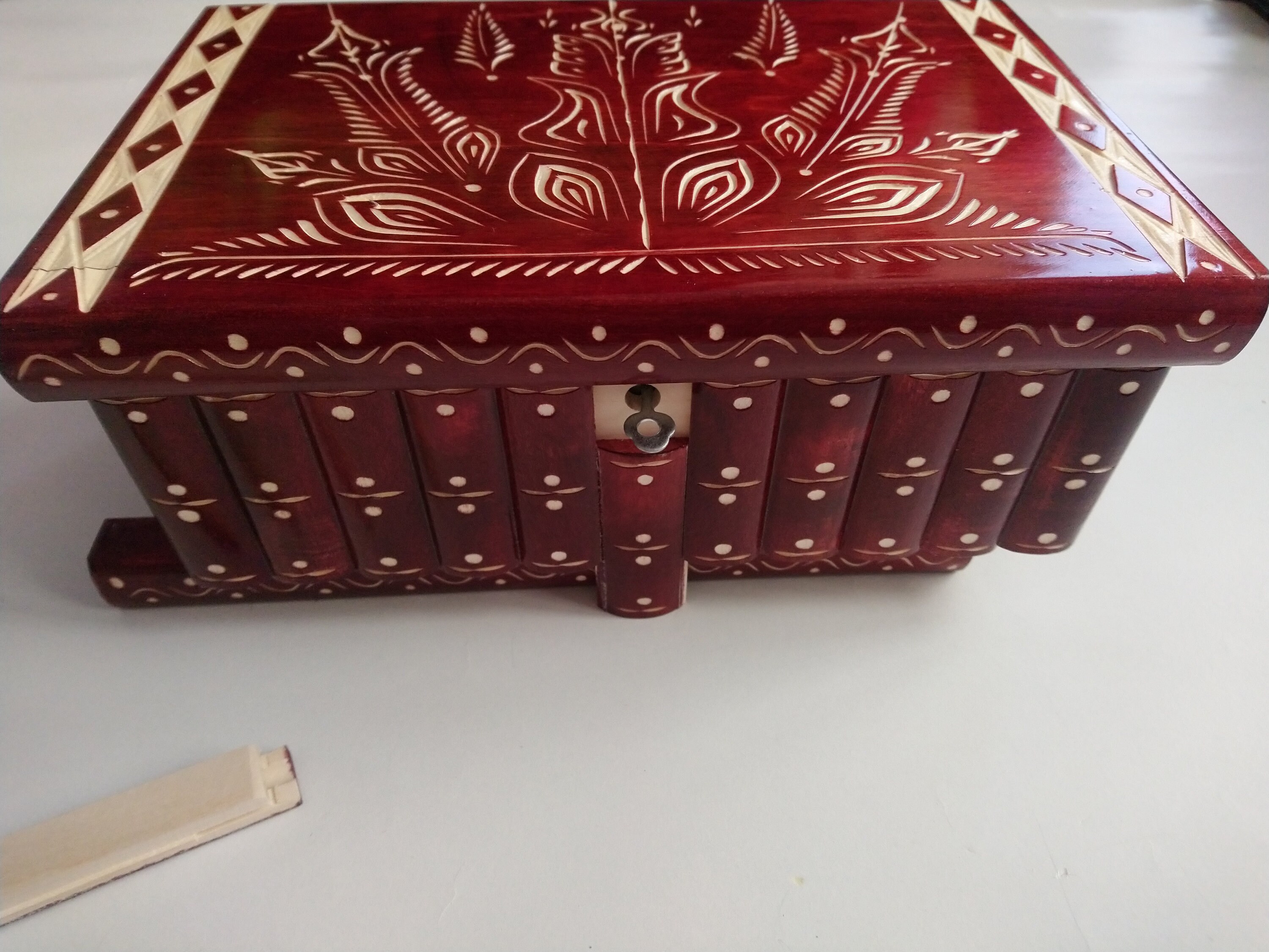 Giant Puzzle Box Huge Magic Box Carved Treasure Wooden Jewelry - Etsy