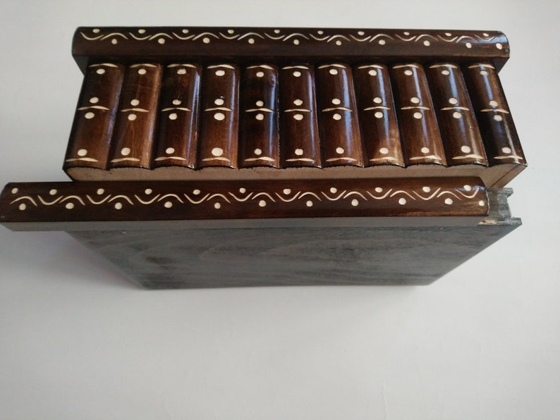 Giant Puzzle Box Huge Magic Box Carved Treasure Wooden Jewelry Box ...