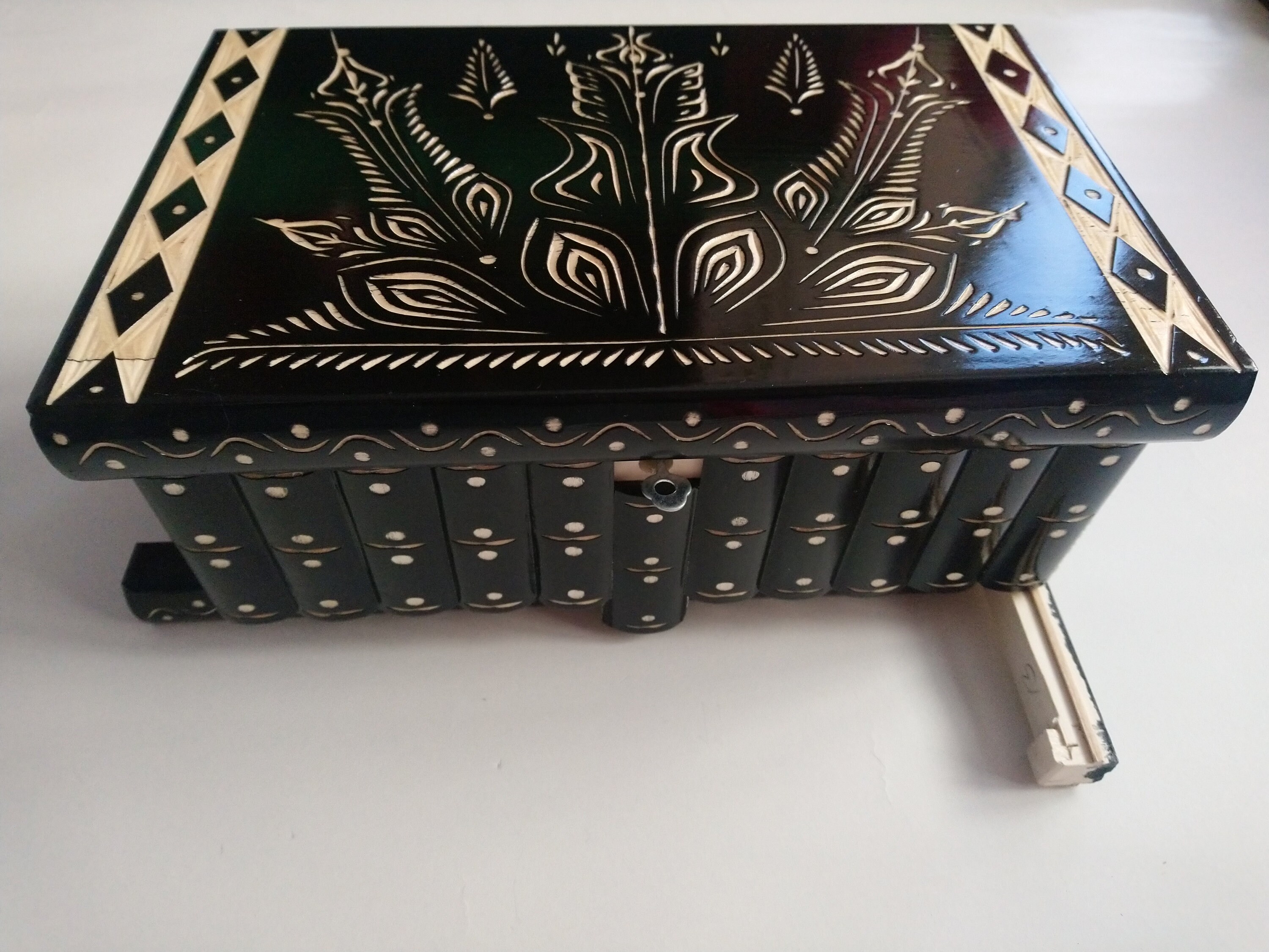 Giant Puzzle Box Huge Magic Box Carved Treasure Wooden Jewelry - Etsy