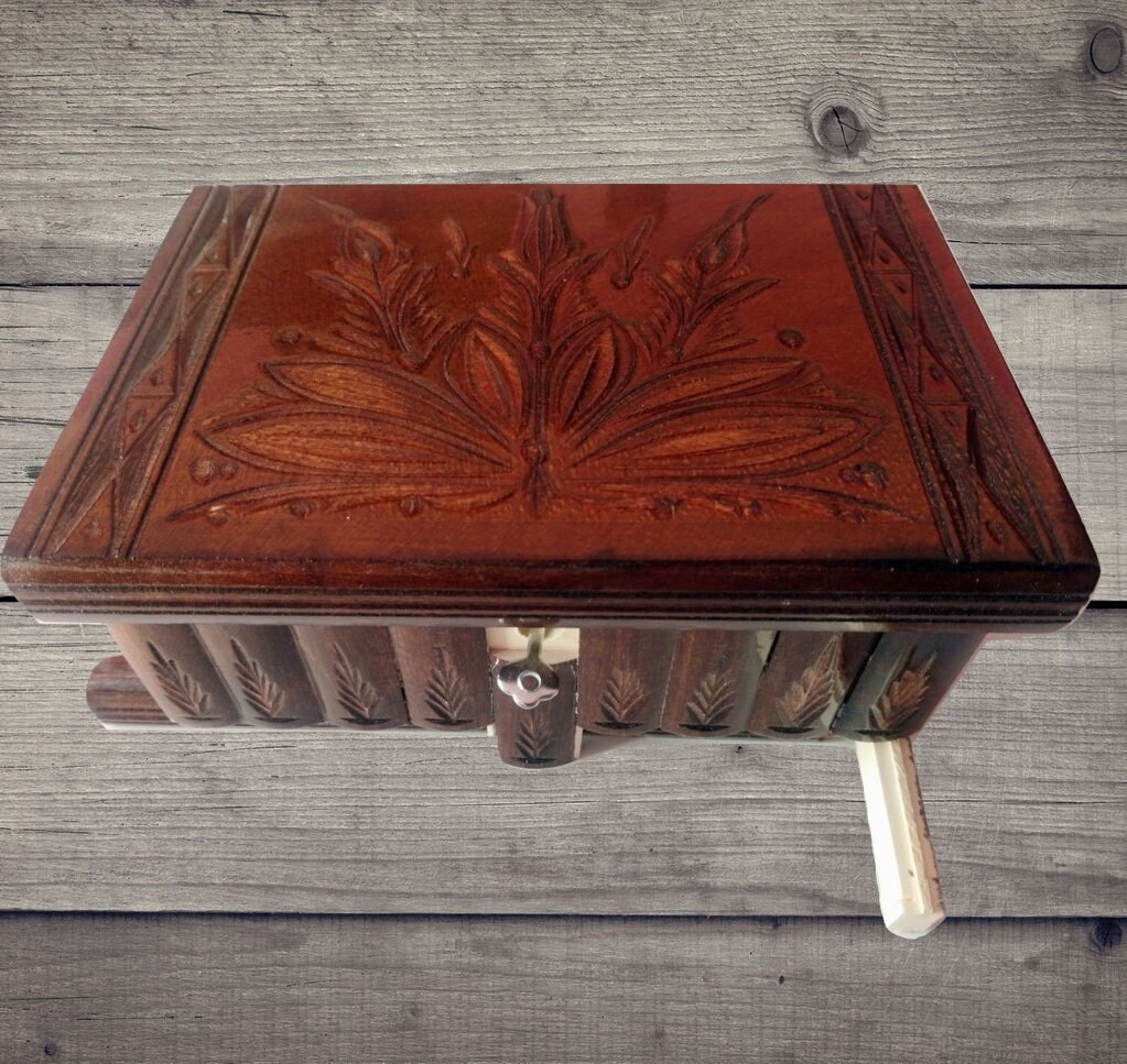 Big Jewelry Storage Magic Puzzle Box Chocolate Brown With Hidden Key ...