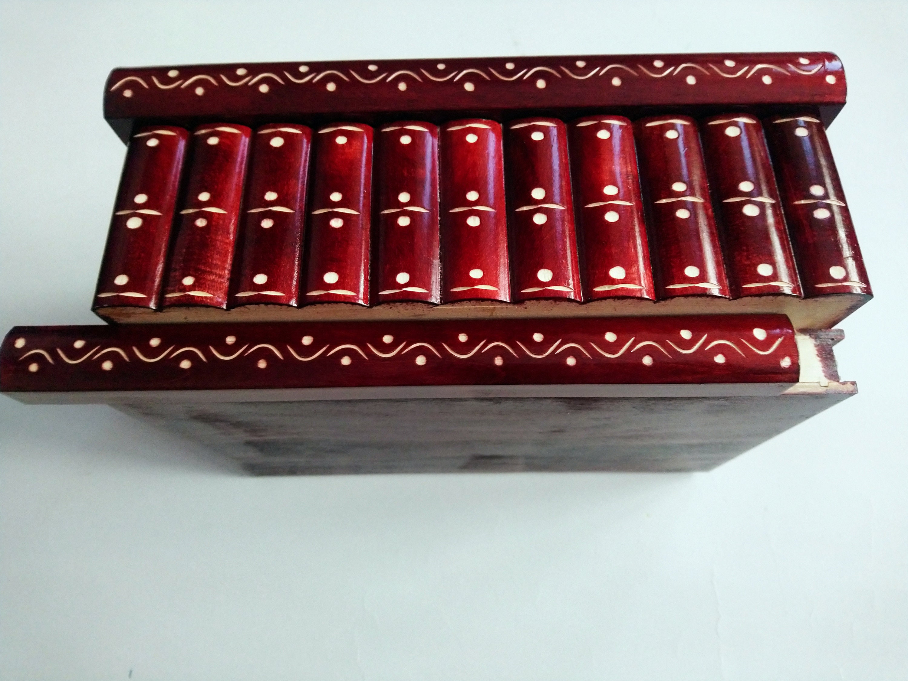 Giant Puzzle Box Huge Magic Box Carved Treasure Wooden Jewelry - Etsy