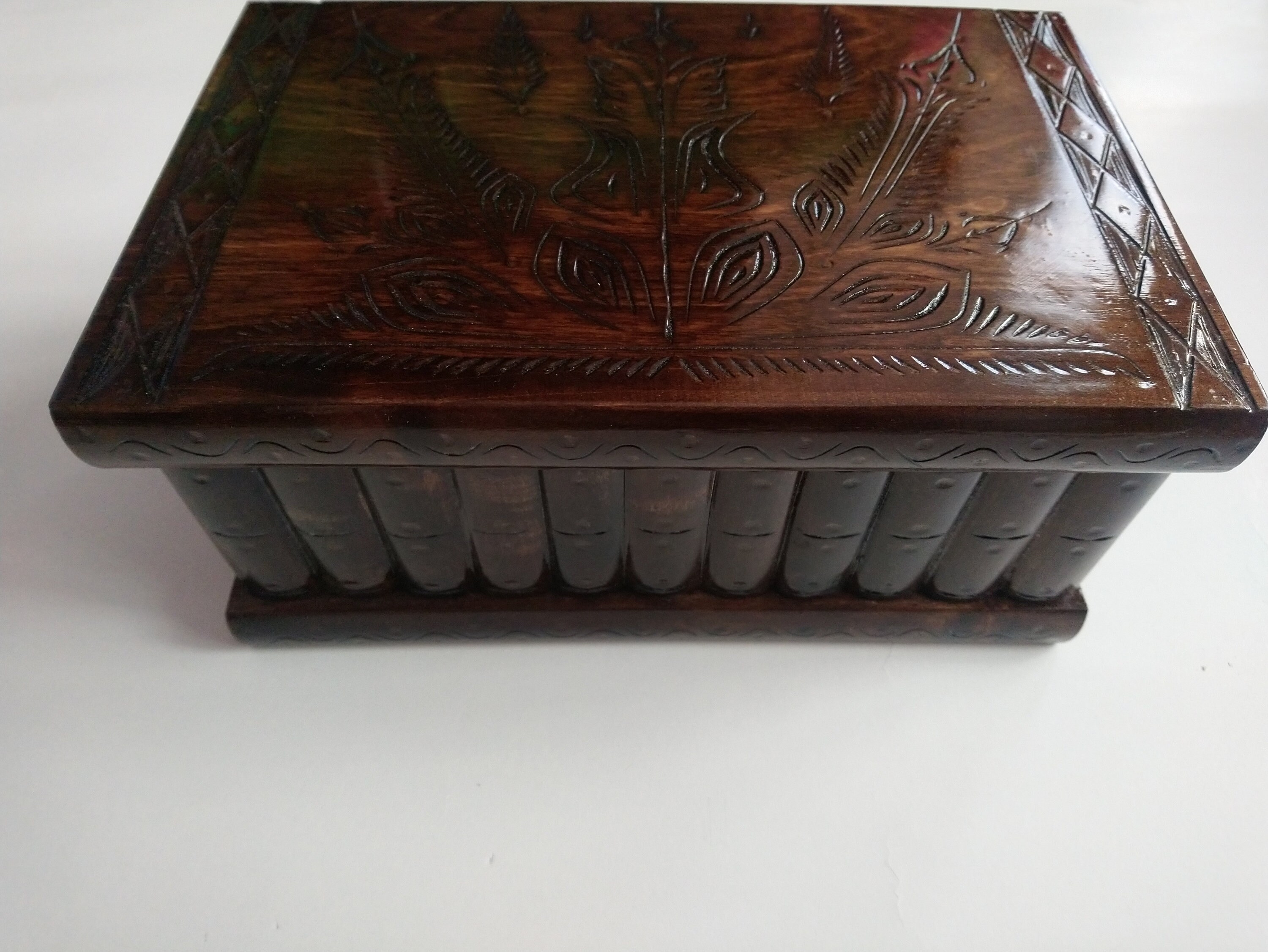 Giant Puzzle Box Huge Magic Box Carved Treasure Wooden Jewelry Box ...