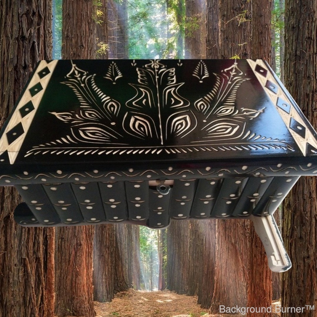 Giant Puzzle Box Huge Magic Box Carved Treasure Wooden Jewelry Box ...