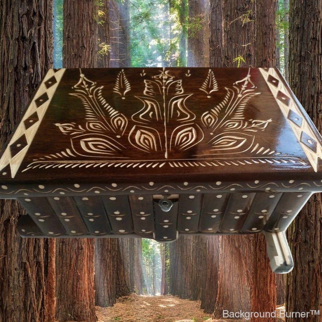 Giant Puzzle Box Huge Magic Box Carved Treasure Wooden Jewelry Box ...