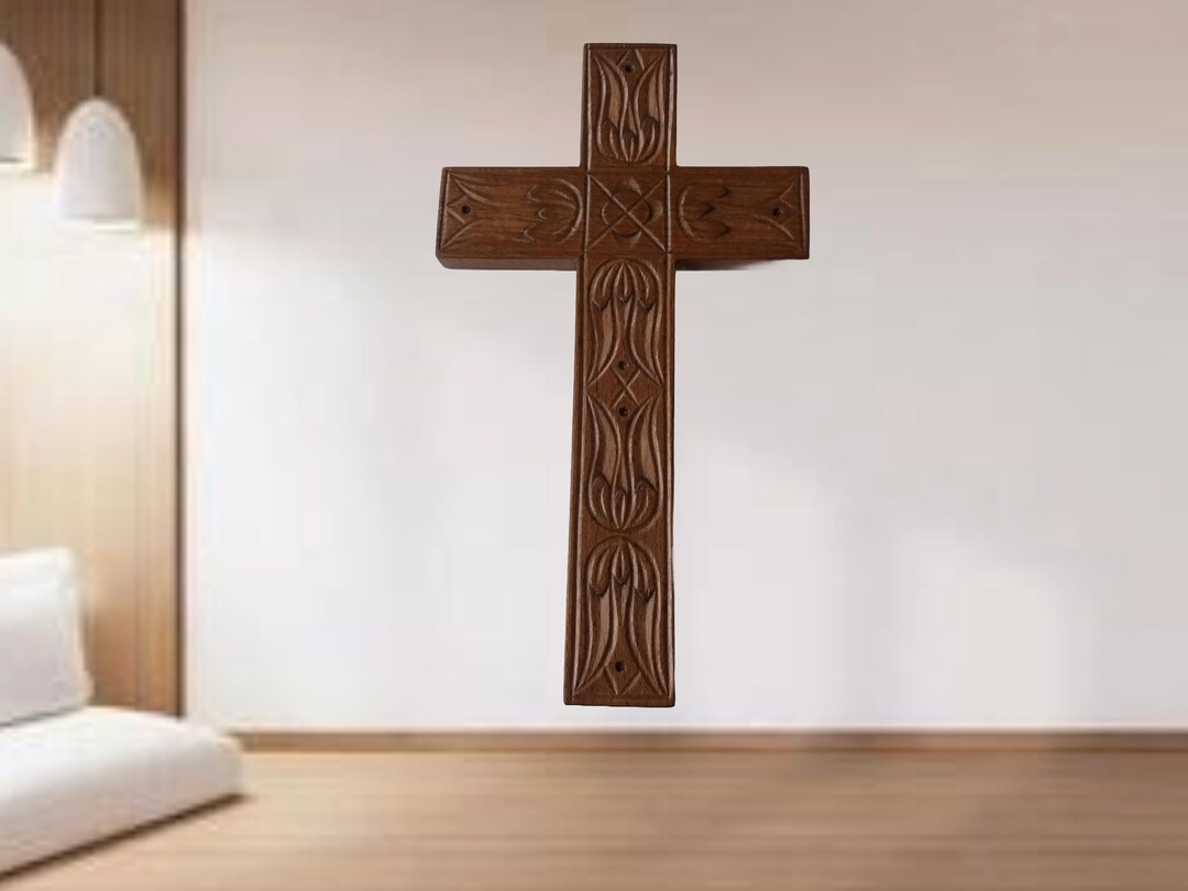 Wooden Cross Religious Symbol Decorative Wall Cross Home Decoration - Etsy