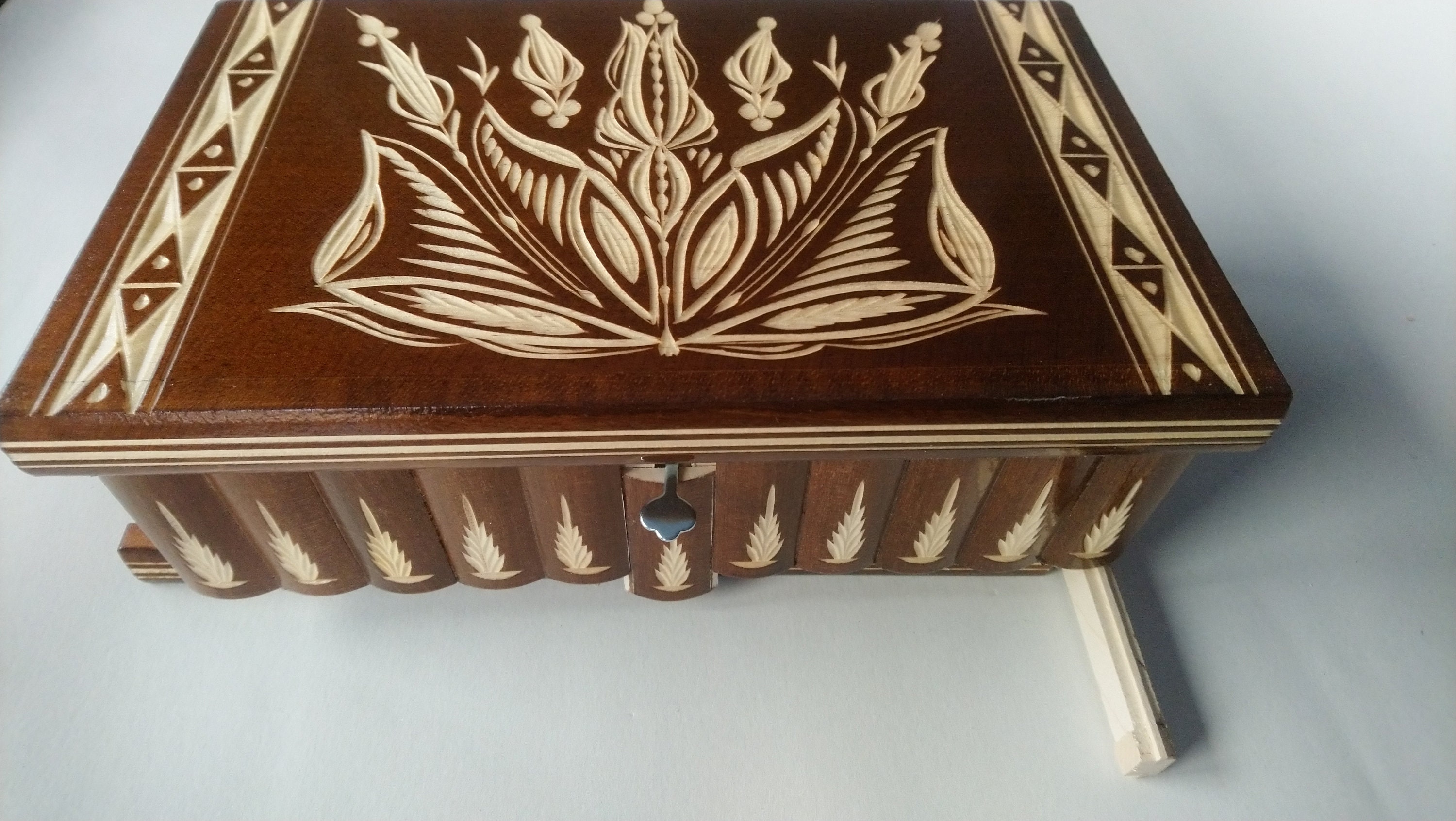 Giant Magic Puzzle Box Huge Bigger Box Handcarved Treasure - Etsy