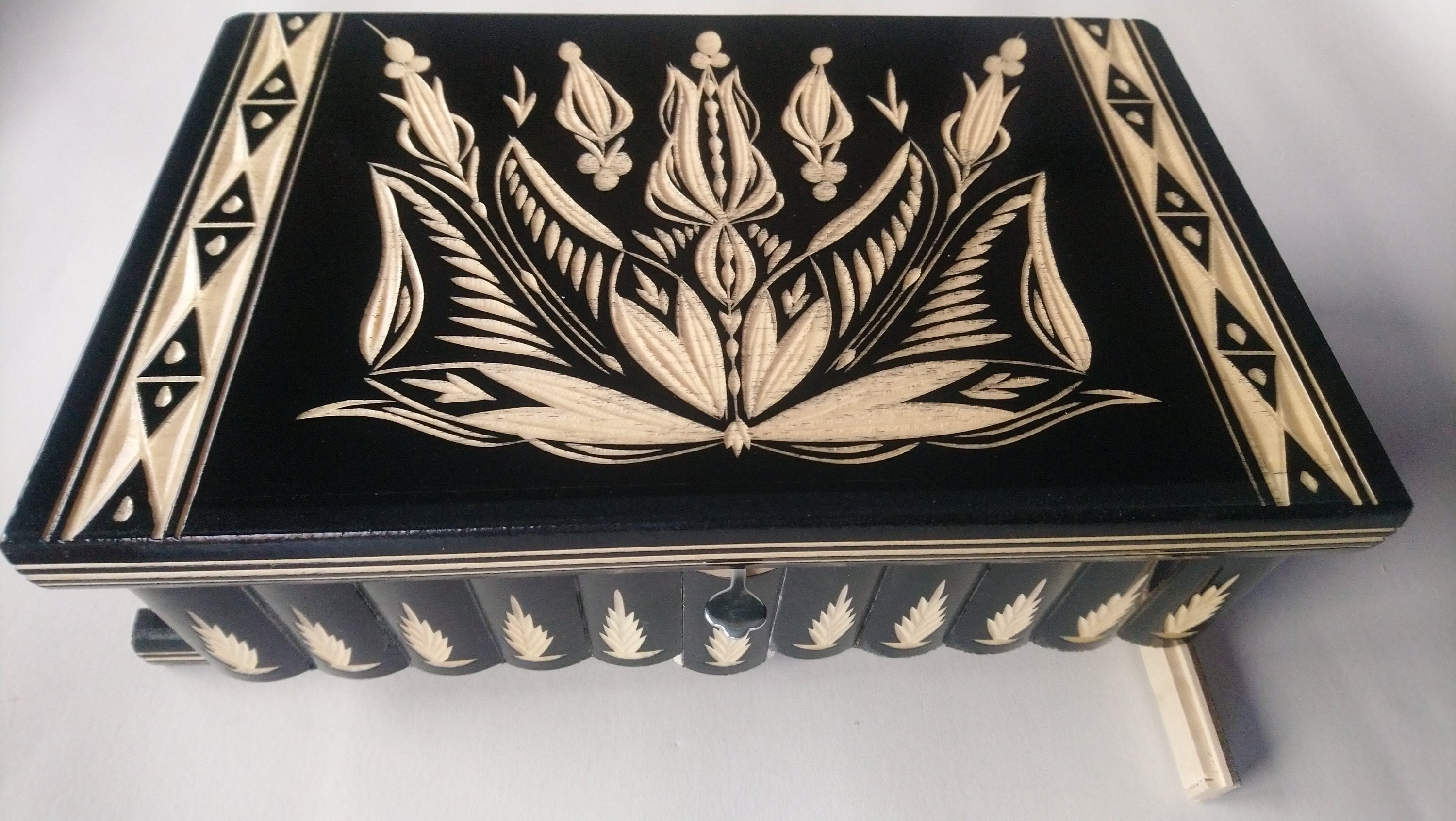 Giant Magic Puzzle Box Huge Bigger Box Handcarved Treasure | Etsy