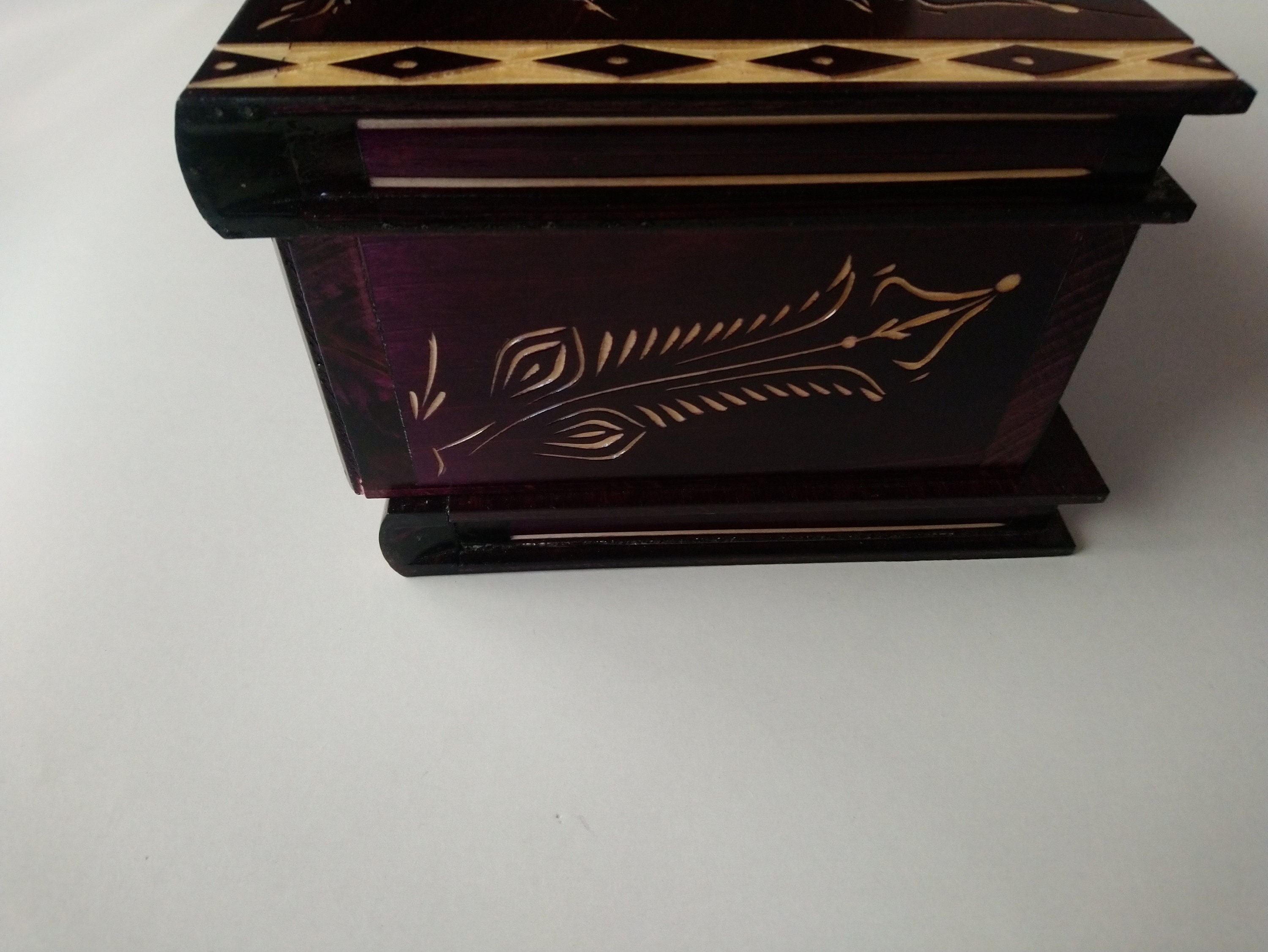 Giant Puzzle Box Huge Magic Box Carved Treasure Wood Jewelry Box ...