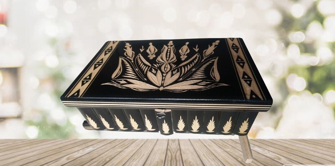 Giant Magic Puzzle Box Huge Bigger Box Handcarved Treasure Wooden ...