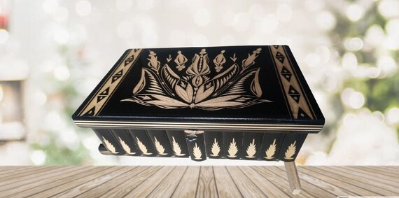 Giant Magic Puzzle Box Huge Bigger Box Handcarved Treasure | Etsy