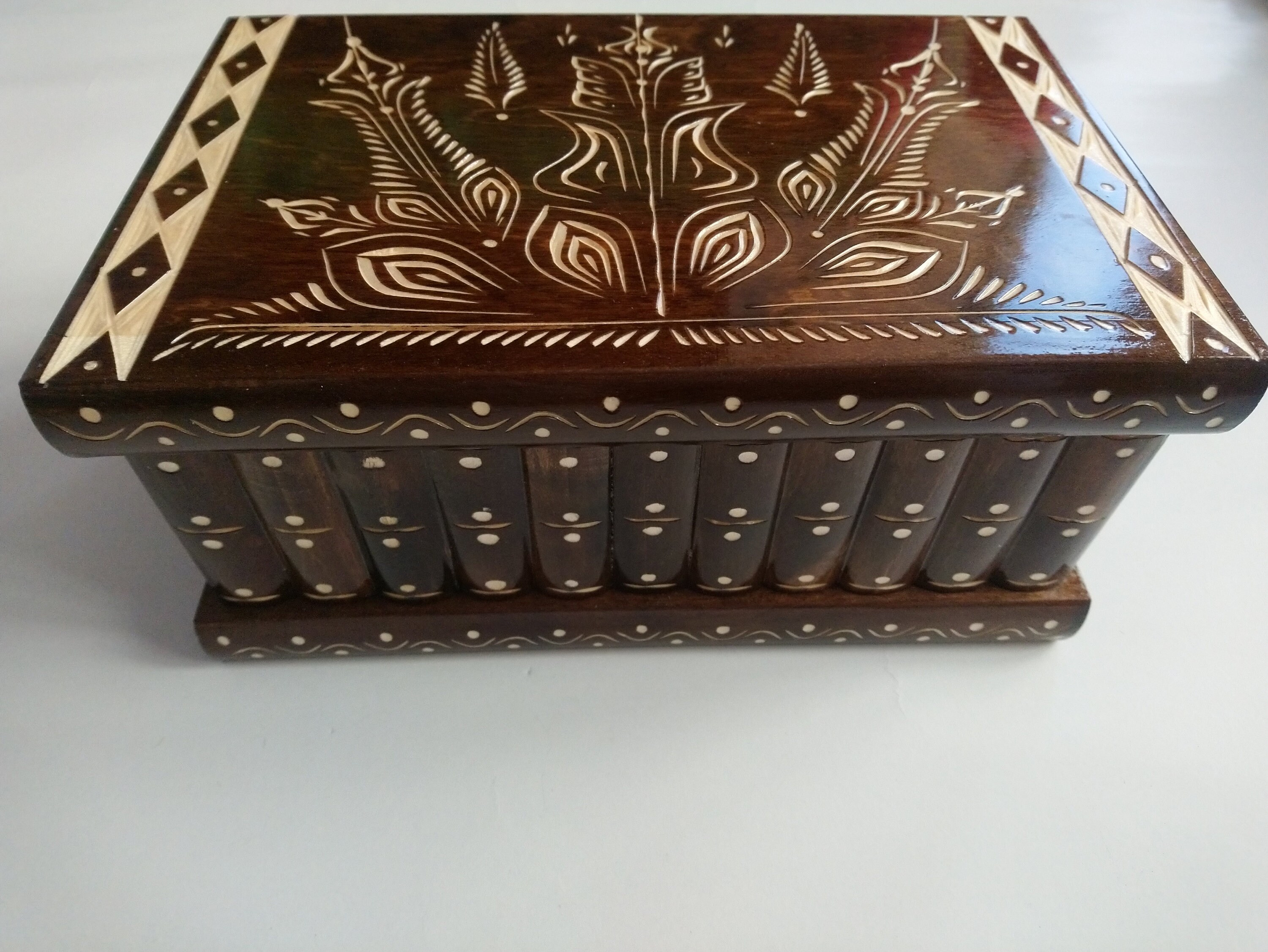 Giant Puzzle Box Huge Magic Box Carved Treasure Wooden Jewelry - Etsy